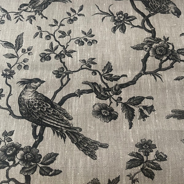 Toile Linen - Etsy