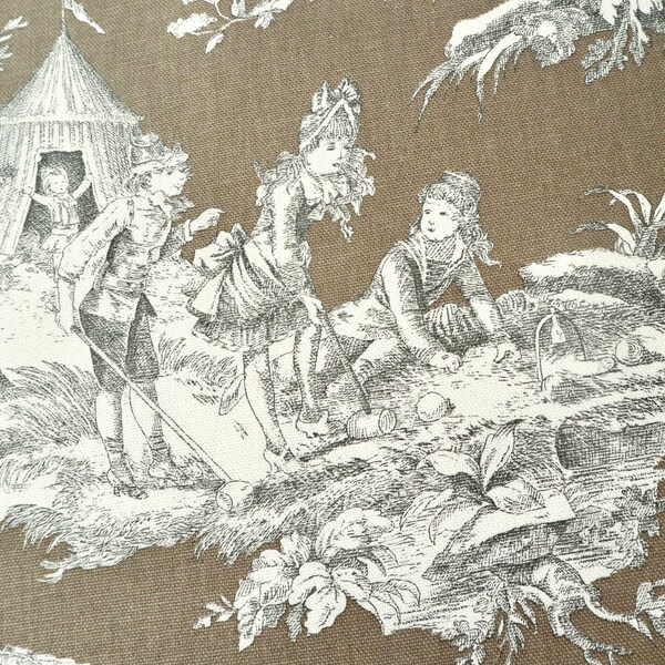 Black Toile Fabric - Etsy