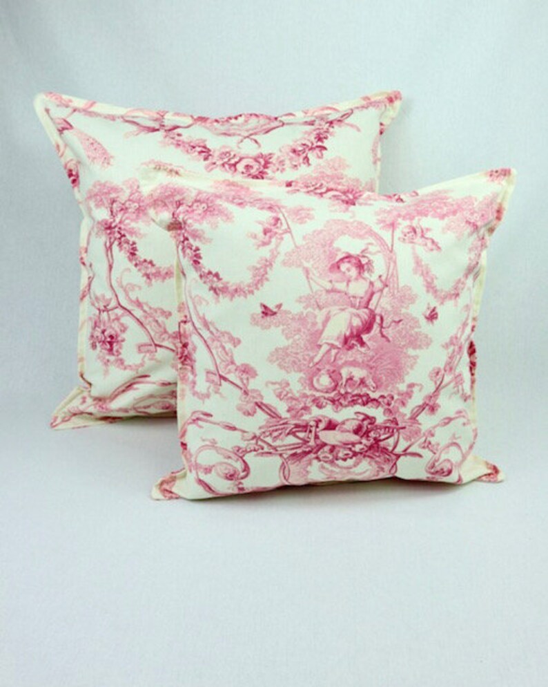 Tissu Toile de Jouy Tissu d'ameublement de style campagne - Etsy France