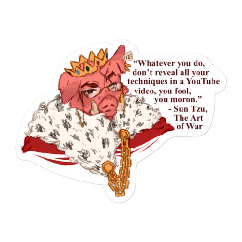 Potato Wars Technoblade Sticker - Etsy