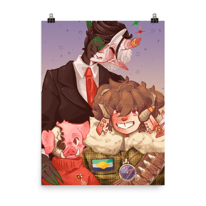 Snowchester Nuclear Family Art Print - Etsy