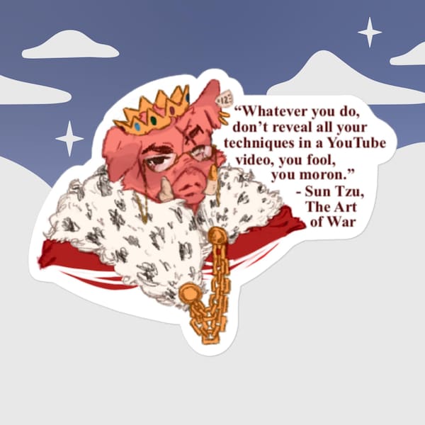 Technoblade Sticker - Etsy