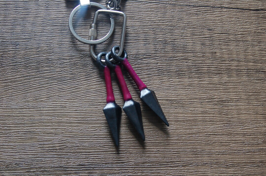 Kunai Dagger Key Ring/backpack/coat Zipper Pendants X3 - Etsy