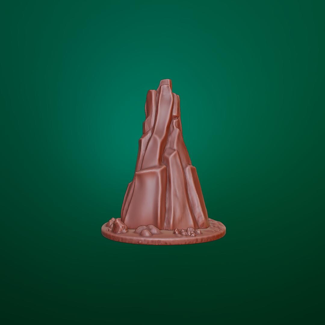 Stl--rock Formation/mountain Sculpture Stl File for 3d Printing - Etsy
