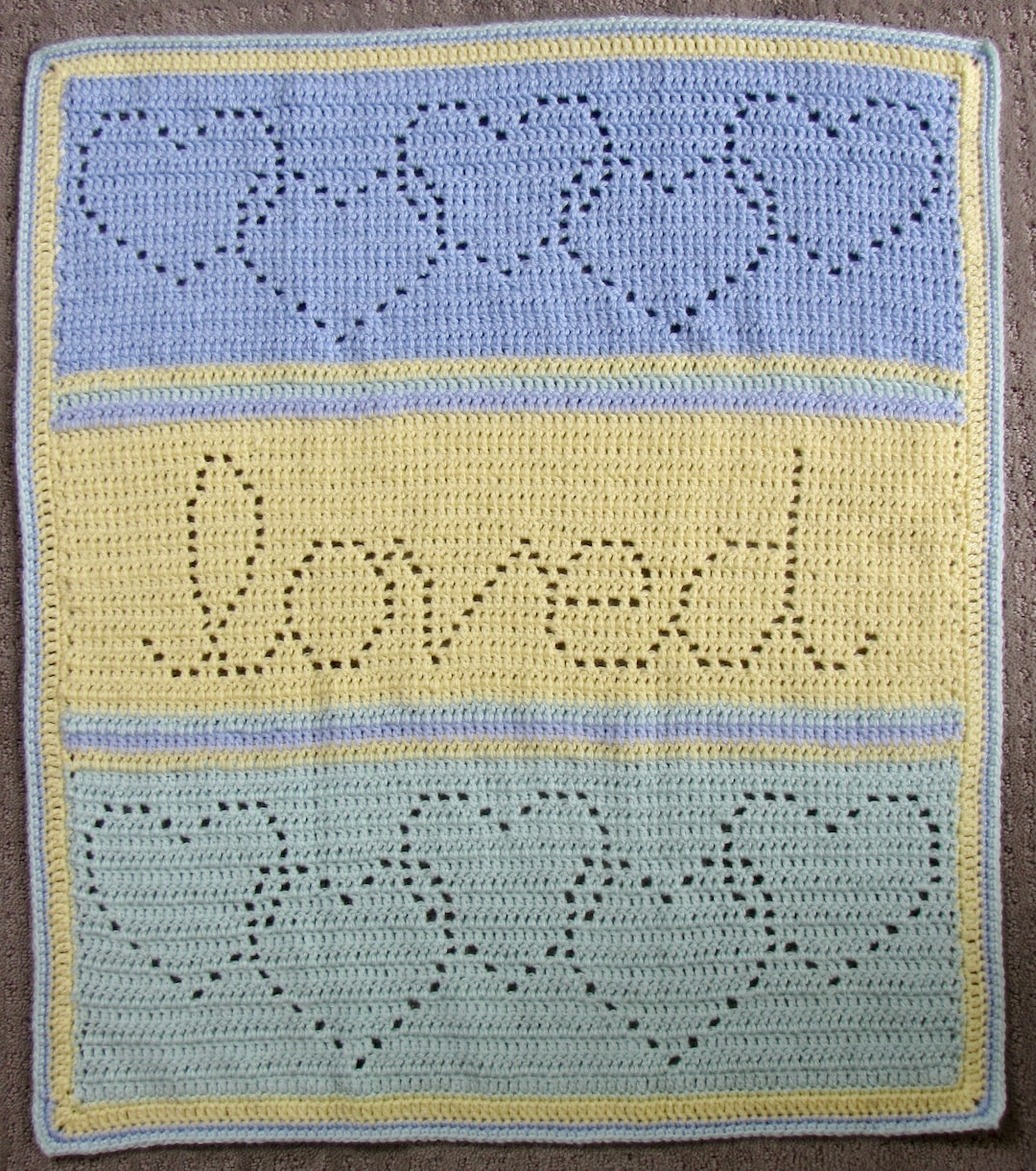 The Beloved Blanket, Crochet Baby Blanket, Receiving Blanket - Etsy