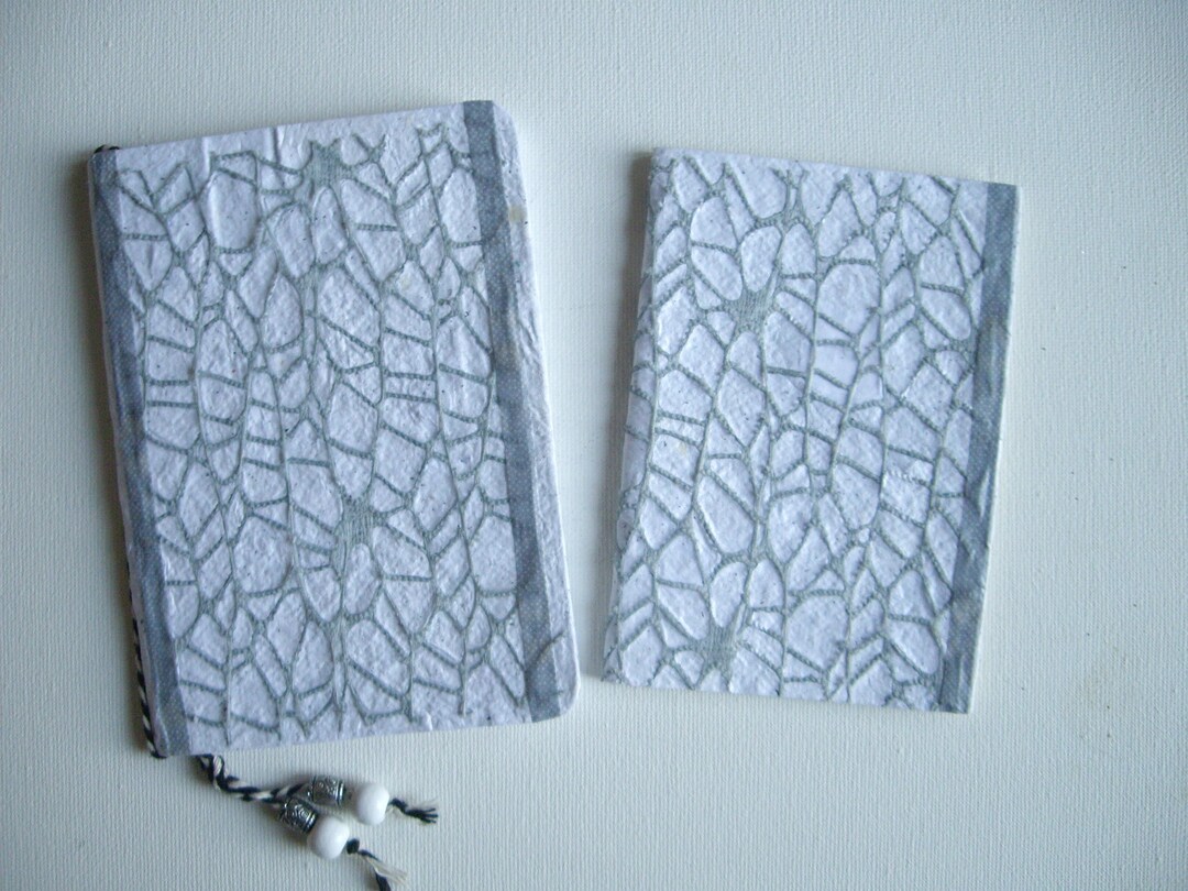 Set of 2 Small Notebooks, 1 With Line Writing and 1 Blank - Etsy