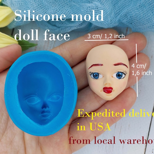 Doll Face Mold - Etsy