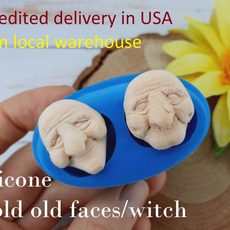 Witch Face Molds - Etsy