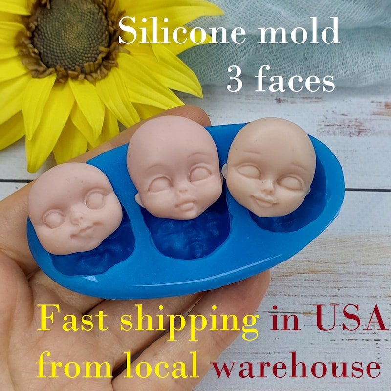 Silicone Doll Head Molds - Etsy