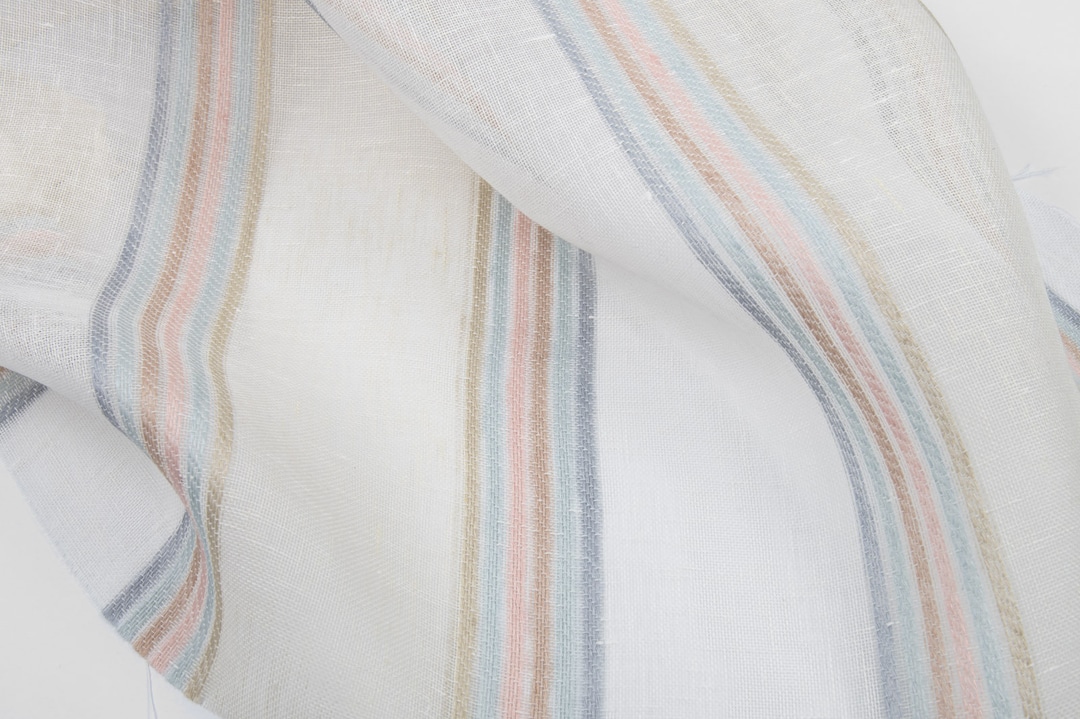 Gauze off – White Linen Fabric by the Yard or Meter | With Colored ...
