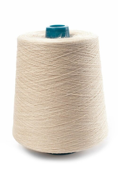 100% Linen Thread 500g 17.6oz Cones Cream Color Dyed - Etsy