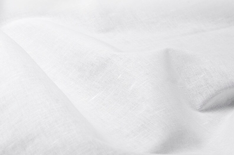 Off-white Linen Cotton Fabric Width 150cm 59 180cm 71 - Etsy