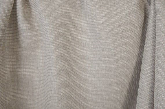 Light grey linen fabric in a tiny check pattern waffle linen | Etsy