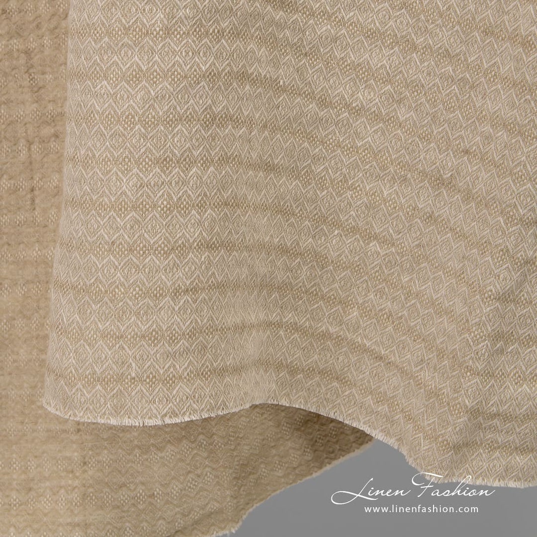 Light Brown Linen Fabric | Washed Linen Fabric | Width 145cm(57") ± 5% ...