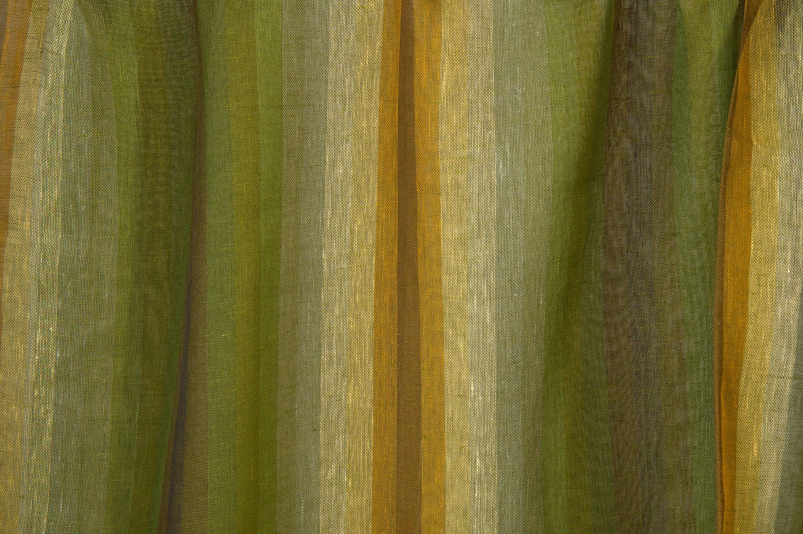 Transparent Green Linen Fabric in Stripes Solid Plain Weave | Etsy