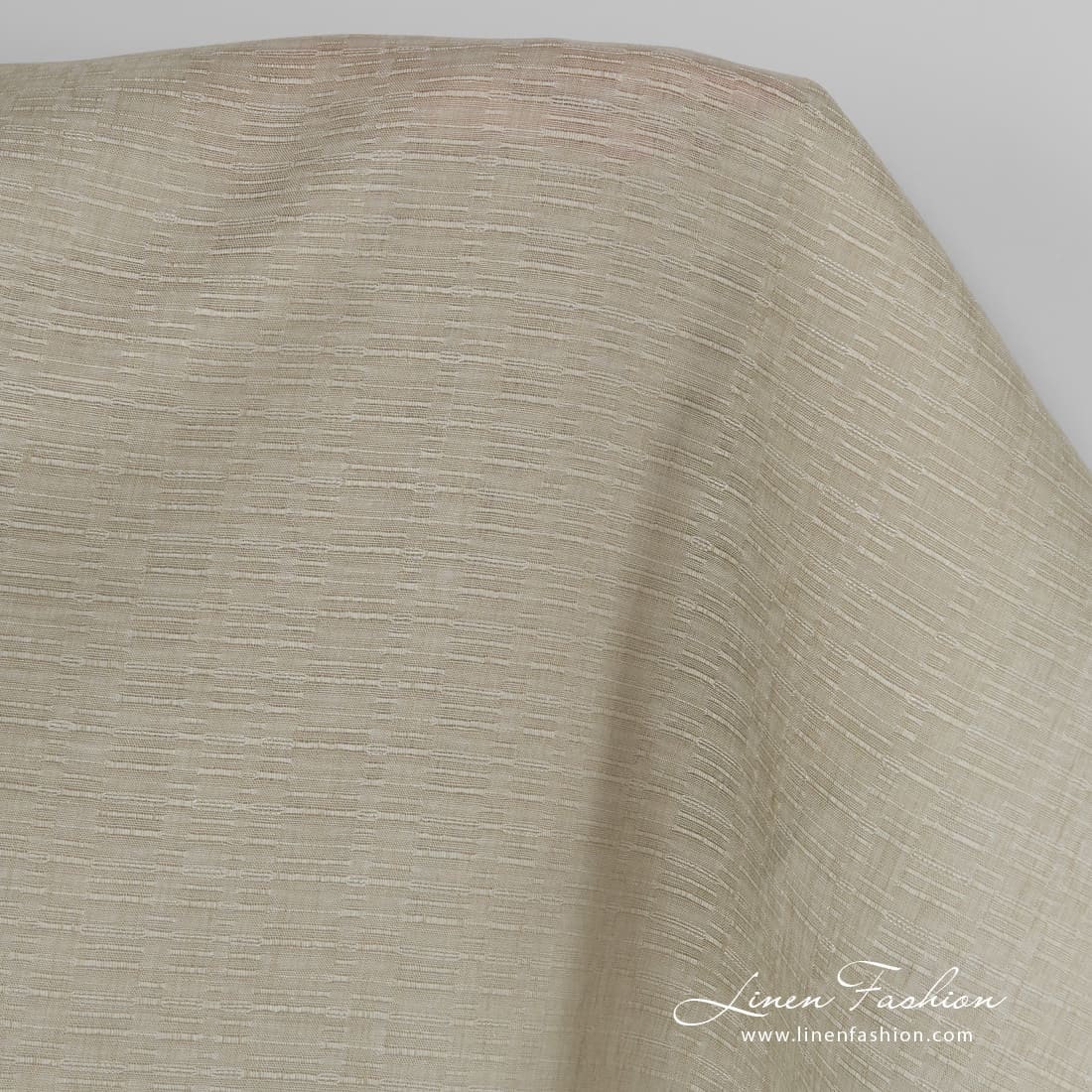 Linen fabric in light brown colour Pure Linen Fabric Width - Etsy 日本