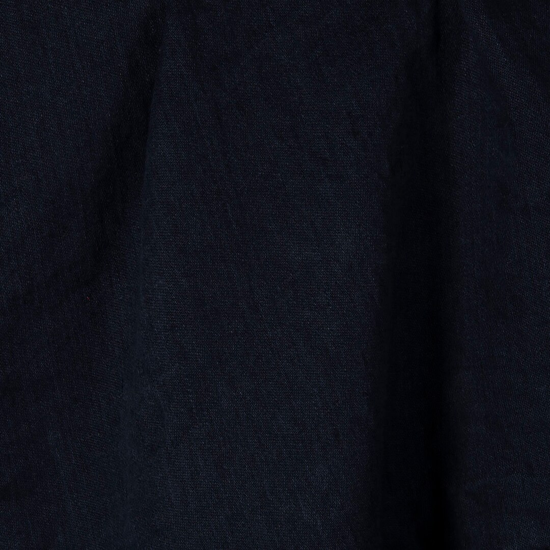 Washed Navy Linen Fabric From Dyed Linen Yarns Satin Pattern Width ...