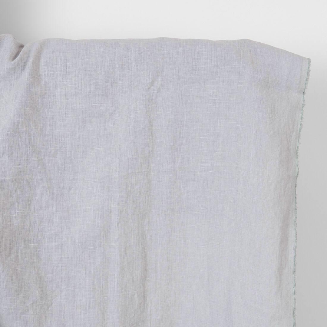 Linen Fabric Solid Light Gray | Washed Linen Fabric | Width 145 Cm (57 ...