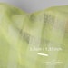 Linen Fabric in Light Lime Green Colour Pure Linen Fabric - Etsy