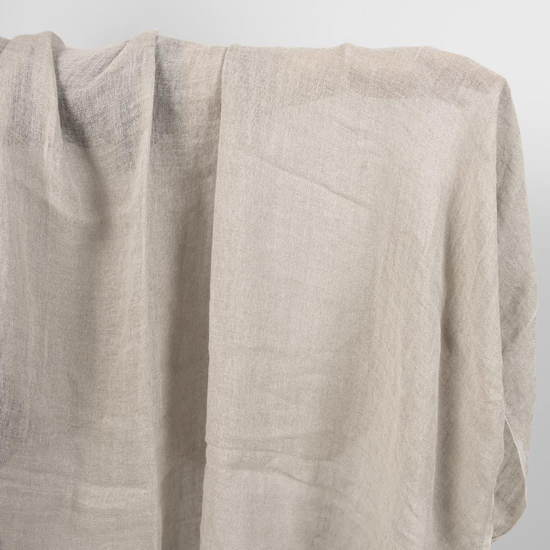 Natural Grey Transparent Linen Fabric, Washed - Etsy