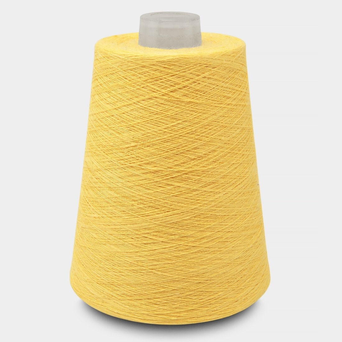 100% Linen Thread, 500g ( 17.6oz ) Cones | Soft Yellow Color 6(3 ...