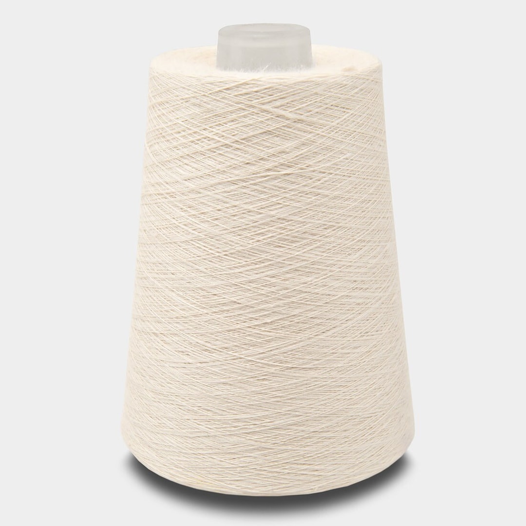 100% Linen Thread, 500g ( 17.6oz ) Cones | Cream Color | Dyed Flax Yarn ...
