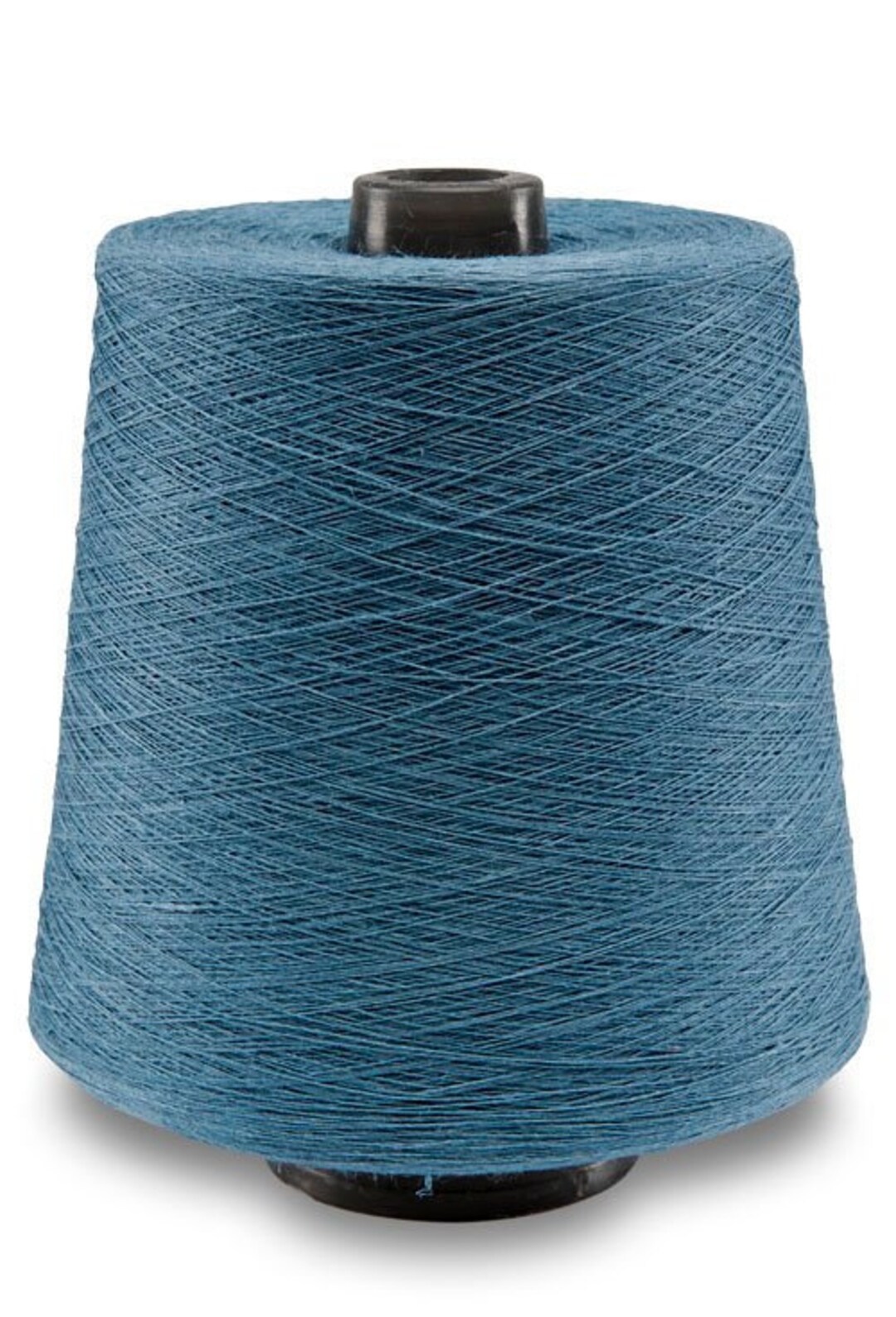100% Linen Yarn Cone 500g 17.6oz Grayish Denim Blue - Etsy