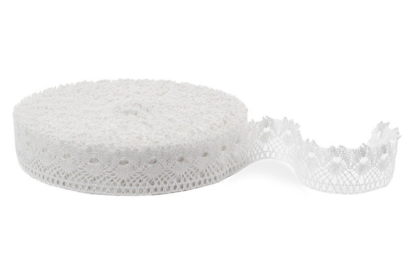 100% Linen Lace in Off-white Color No. 33 Lace Width: 35cm - Etsy