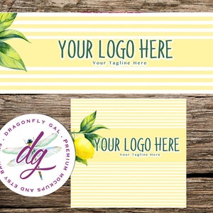 Etsy Lemon Theme Banner + Avatar | Yellow Lemon Color Banner | 2 Piece ...