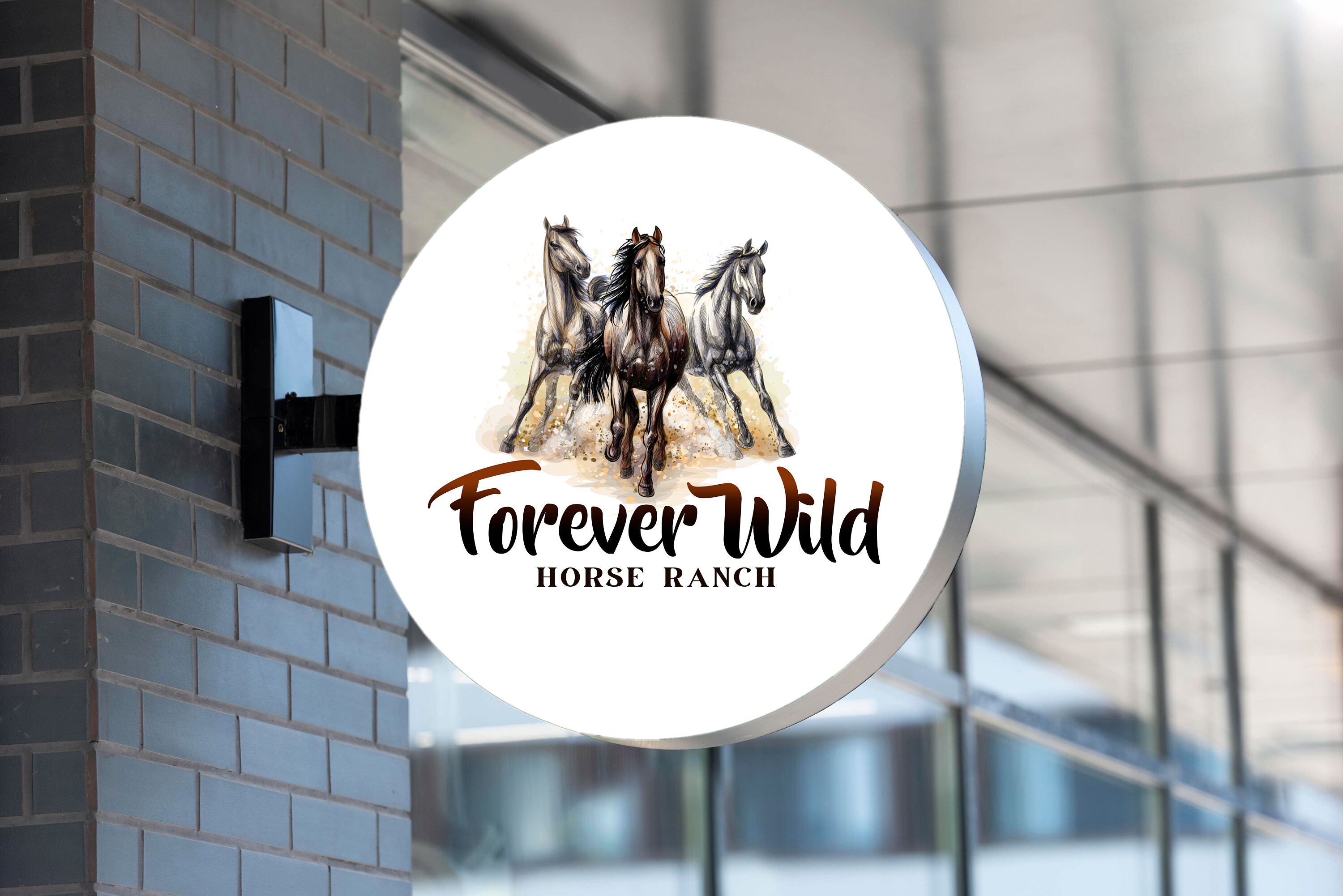 Horse Ranch Logo | Farm House Logo | Barn Logo | Etsy Shop Store Icon ...