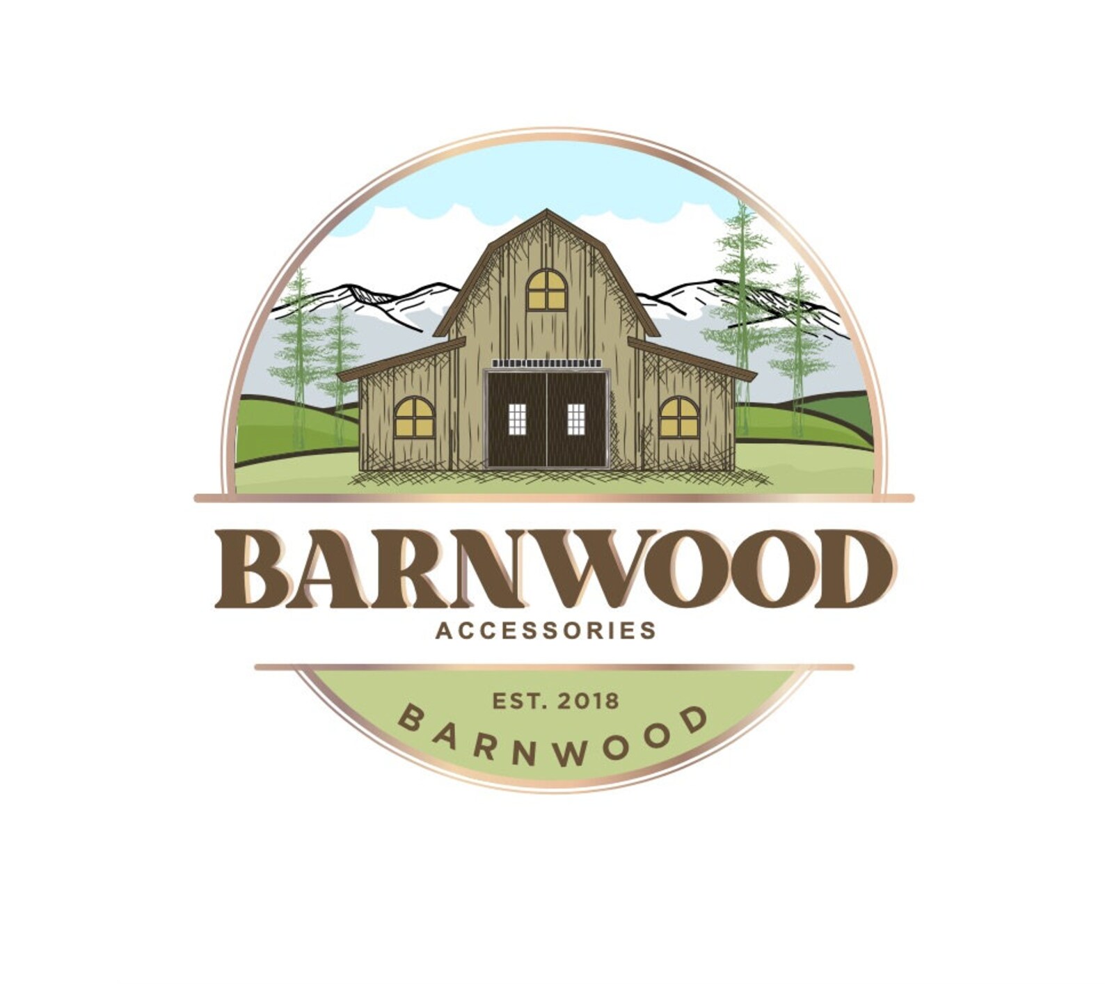 Editable Rustic Barn Logo | Farmhouse Logo Design | DIY Barn Logo ...