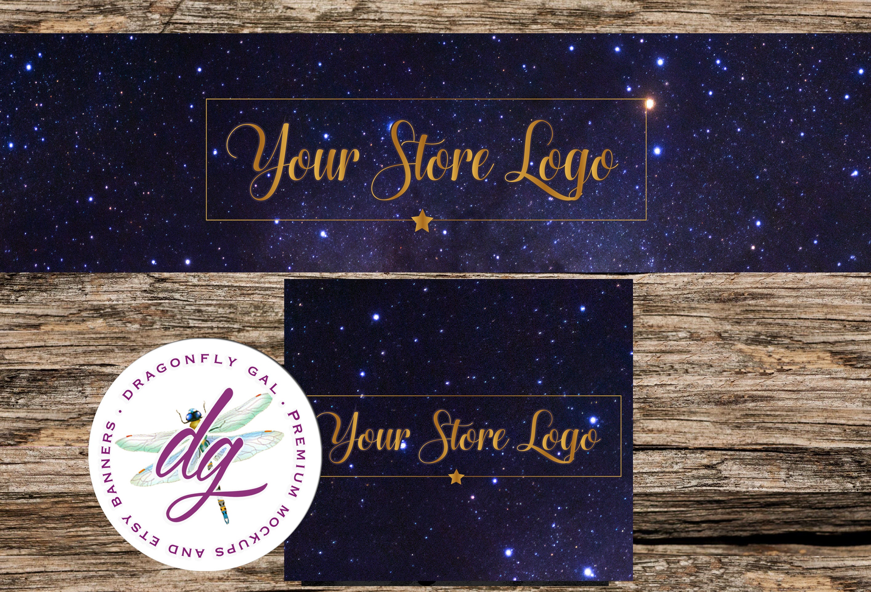 Etsy Abstract Watercolor Banner Avatar Abstract Navy Blue Banner 2 ...