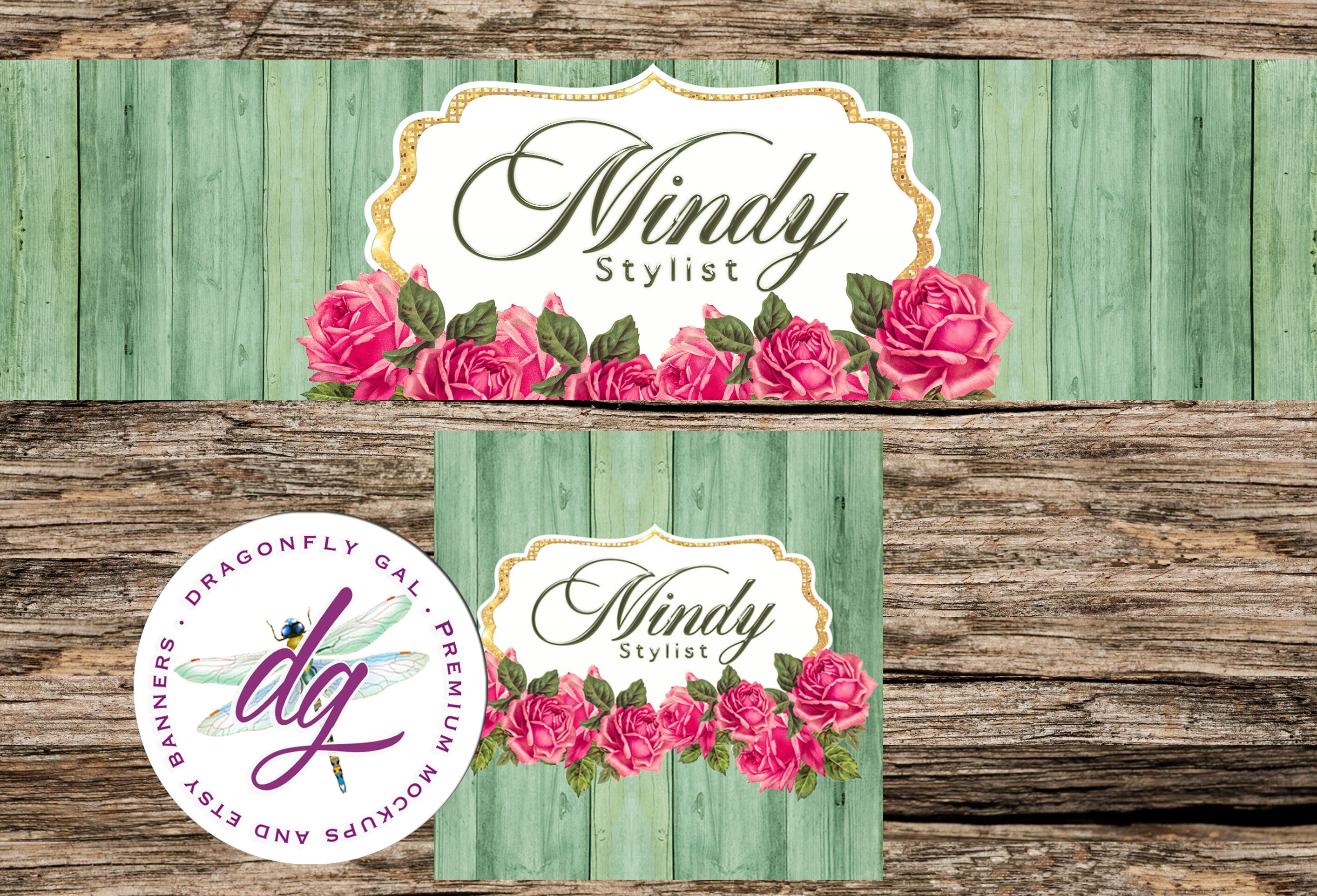 Rustic Etsy Banner Avatar Wood Boutique Banner 2 Piece Set Store ...