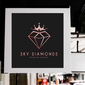 Daimond Logo | Premade Logo | Diamond Art Logo | Jewelry Store Logo ...