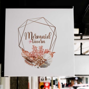 Sea Logo | Mermaid Logo | Ocean Logo | Aqua Store Logo | Fashion Logo ...