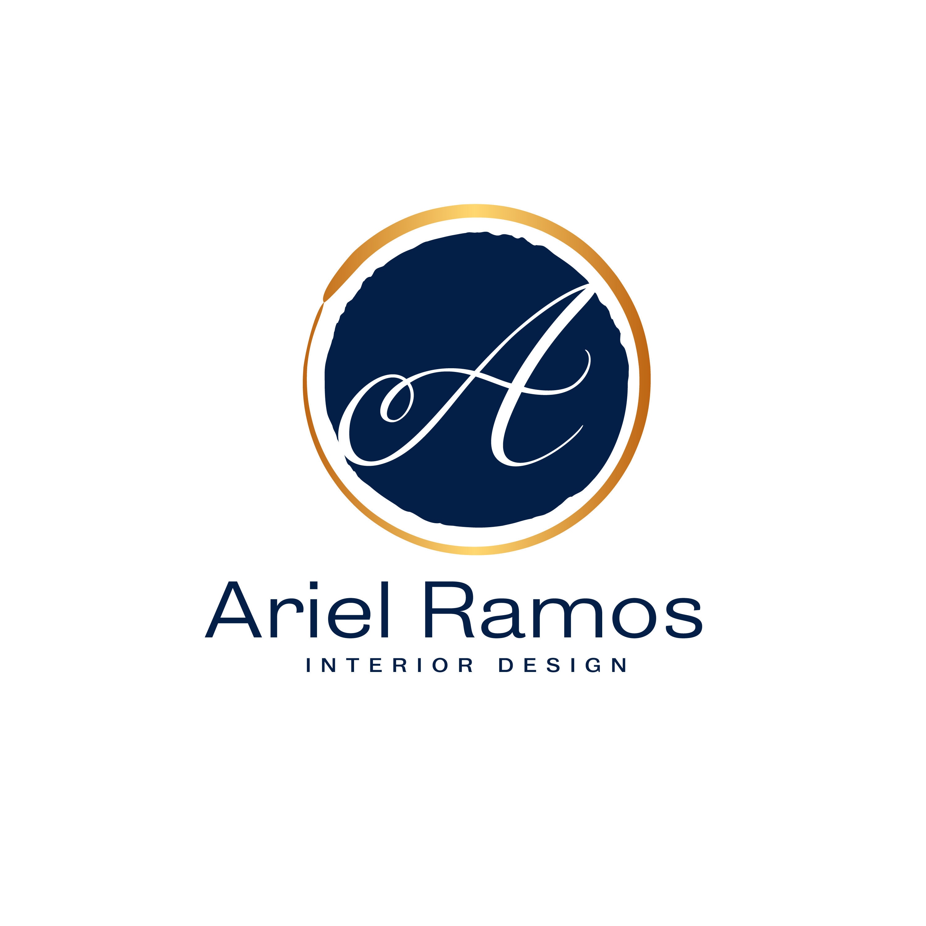 Abstract Gold and Navy Blue Boutique Logo | Modern Abstract Logo | Etsy ...