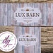 Rustic Etsy Banner + Avatar | Wood Boutique Banner | 2 Piece Set ...