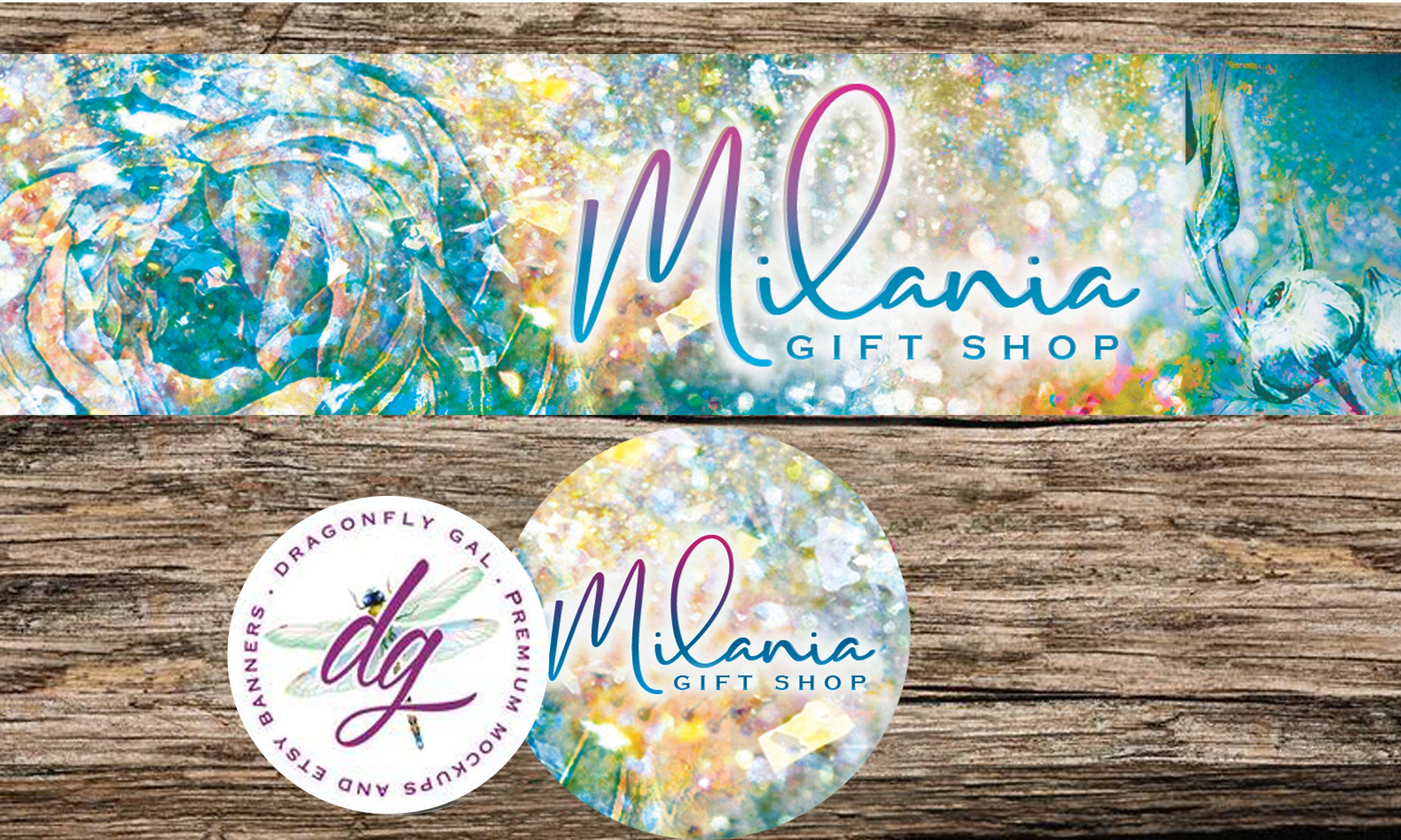 Etsy Banner + Avatar | Floral Bling Banner | 2 Piece Set | Store ...