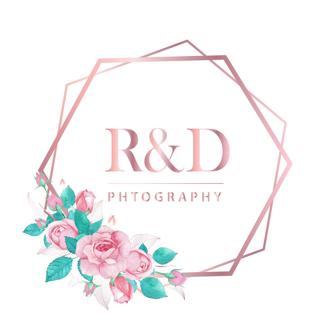 Modern Blush Pink With Flowers Etsy Store Logo, Etsy Shop Store Icon ...