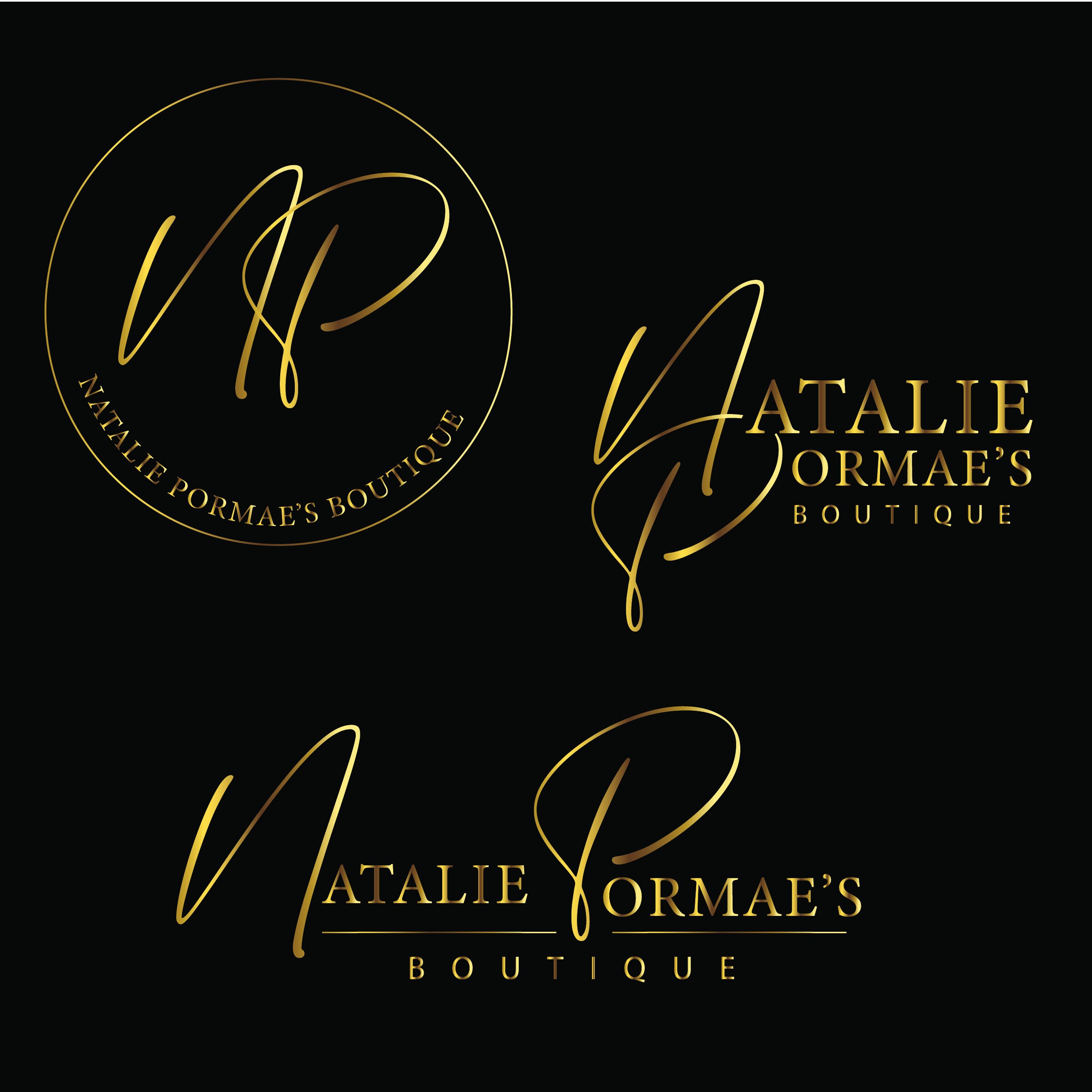 Boutique Logo Set With Sub Logos, Fashion Logo, Minimalist Logo Design ...