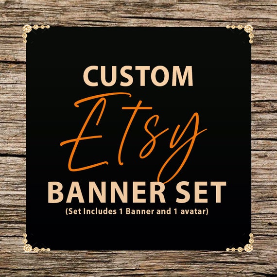 Custom Banner Design Etsy Store Banner Design Etsy Shop | Etsy