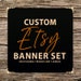 Custom Banner Design | Etsy Store Banner Design | Etsy Shop Store ...