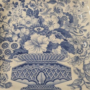 Antique Minton Nankeen Semi China Square Dish - Etsy UK