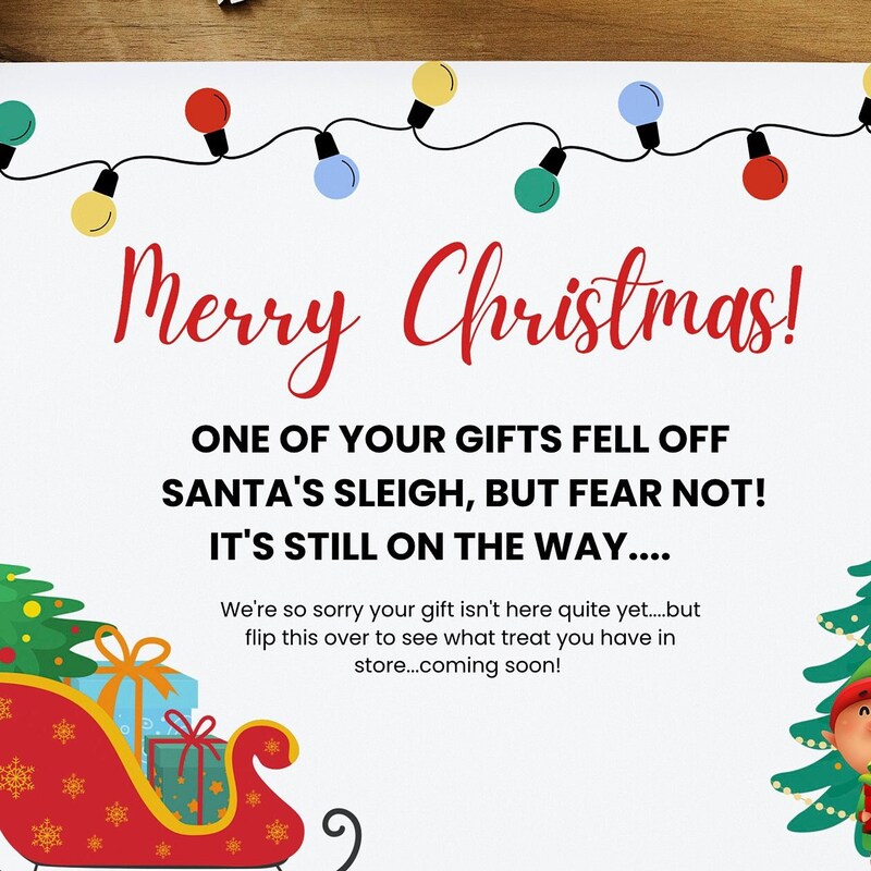 Late Christmas Card - Etsy