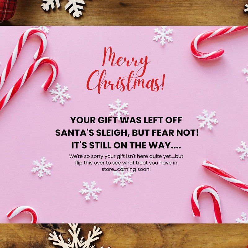 Late Christmas Card - Etsy