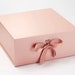 Extra Large Rose Gold Gift Box With Ribbon - Large Gift Box - Mother's ...