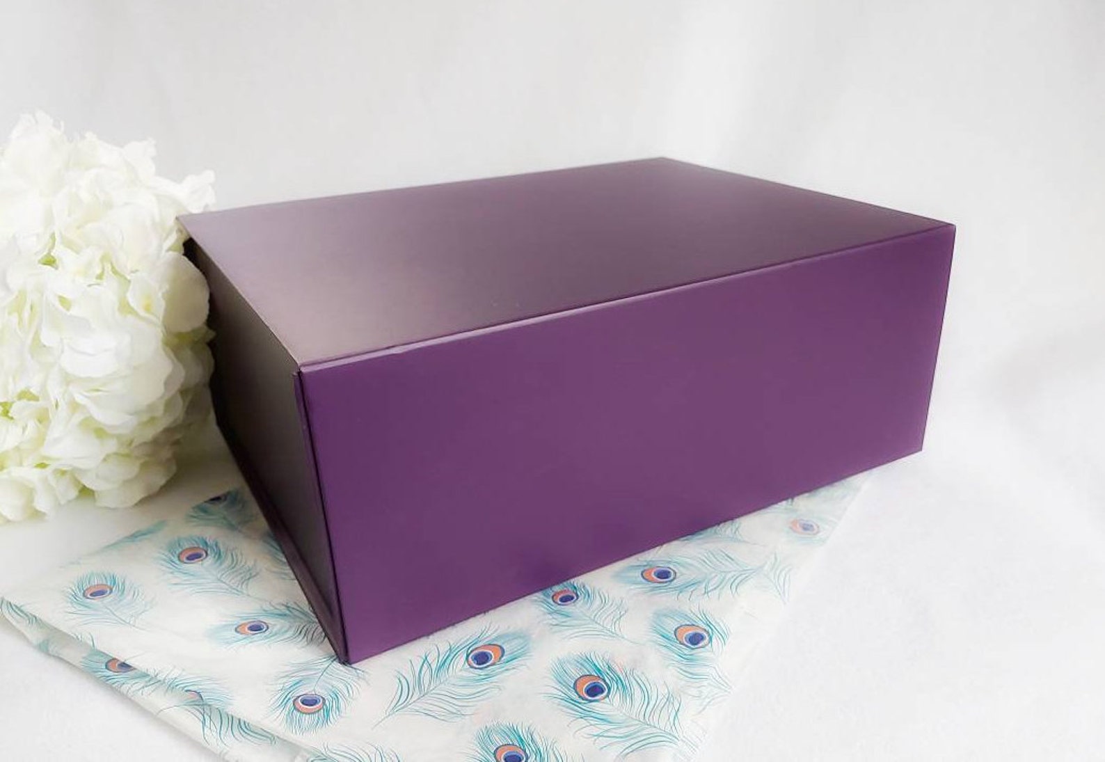 Purple Magnetic Gift Box in Various Sizes Large Medium Small - Etsy UK