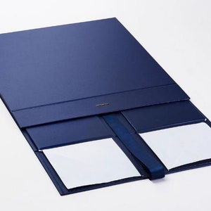 Extra Large Navy Blue Gift Box With Ribbon - Large Navy Gift Box - Big ...