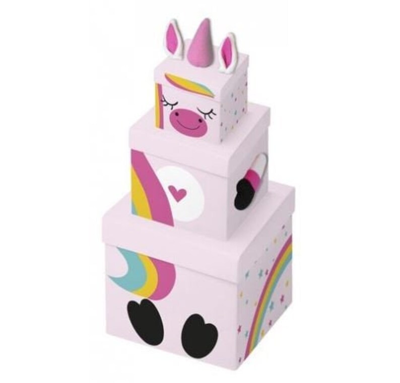 Unicorn Box Gift Box Kids Childrens Stacking Novelty Box - Etsy