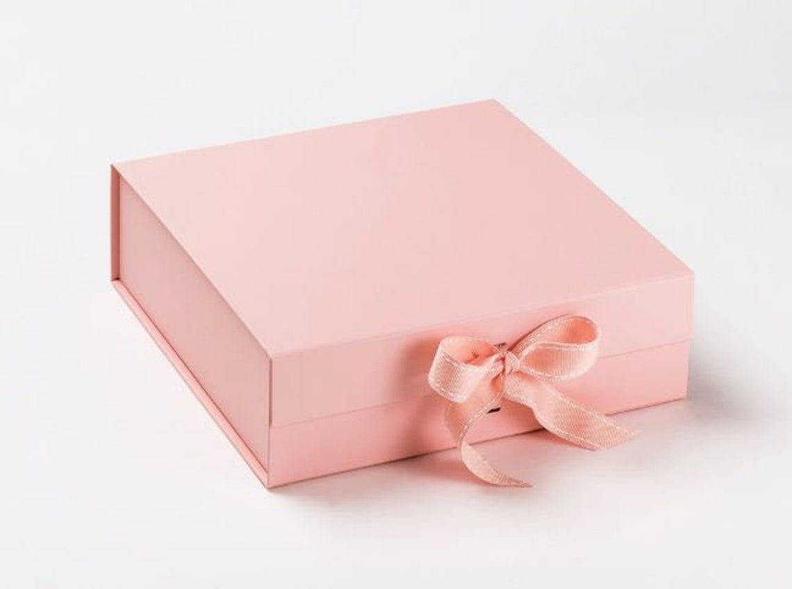 Large Pink Gift Box Luxury Magnetic Gift Box With Ribbon - Etsy UK